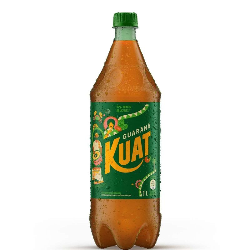 Refrigerante Kuat Guaraná 1 Litro - Nacional - Nacional Supermercados